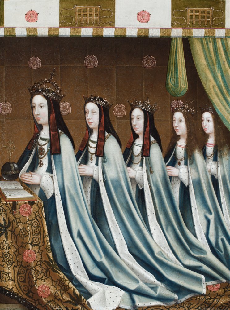 Portraits of Elizabeth of York, Queen of England with Her Four ...