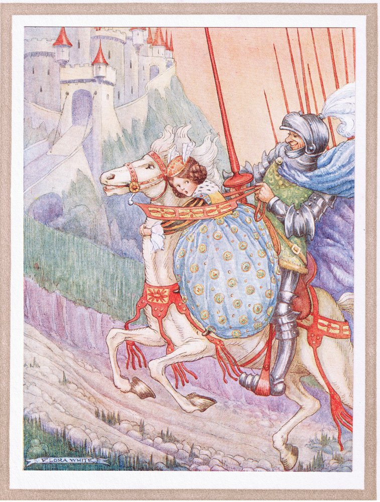 The Captain Galloped Away to a Castle on the Top of the Hill