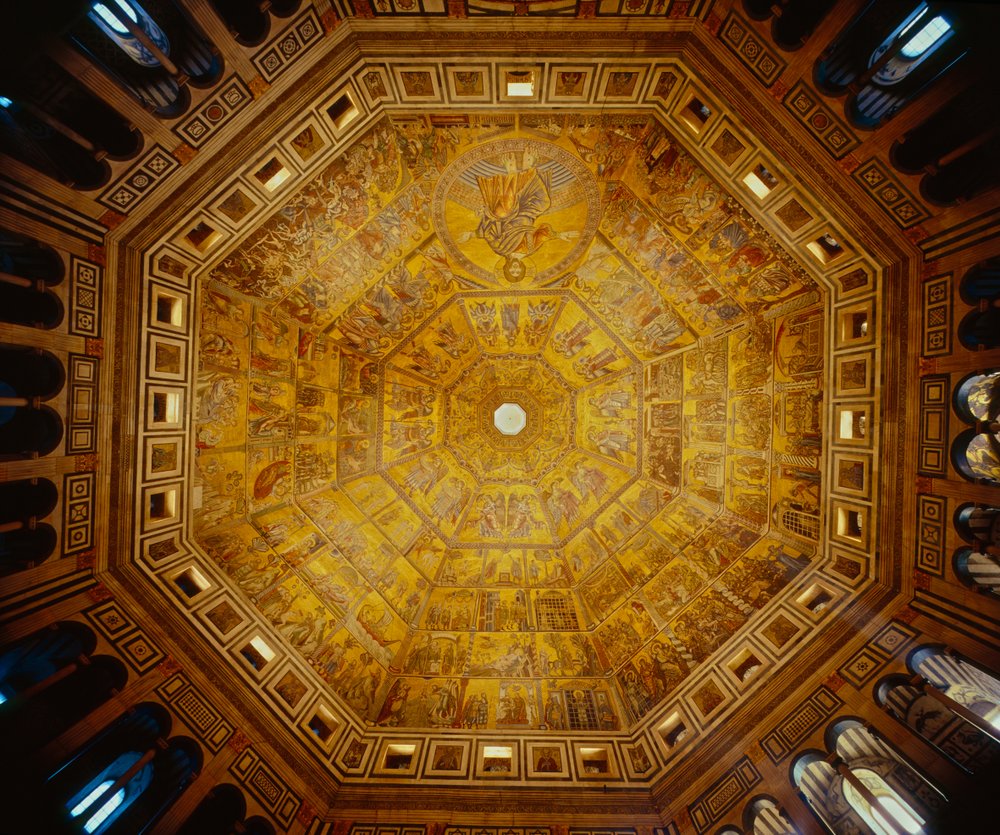 Domed Ceiling of St Johns Baptistry, Florence