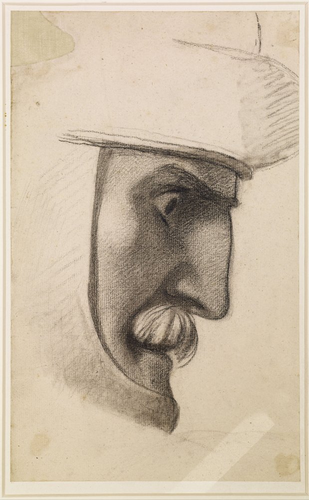 The Spirit of Justice - Study for Head of the Baron