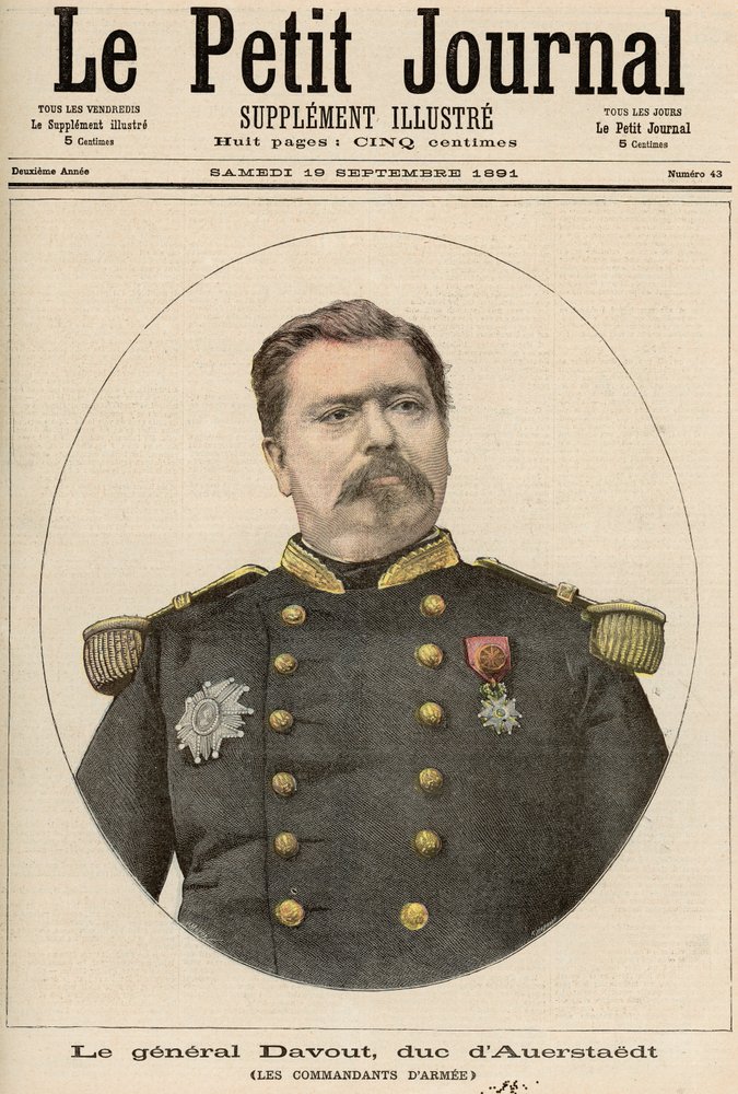 General Louis Nicolas Davout, Duke of Auerstaedt, from 'Le Petit Journal'