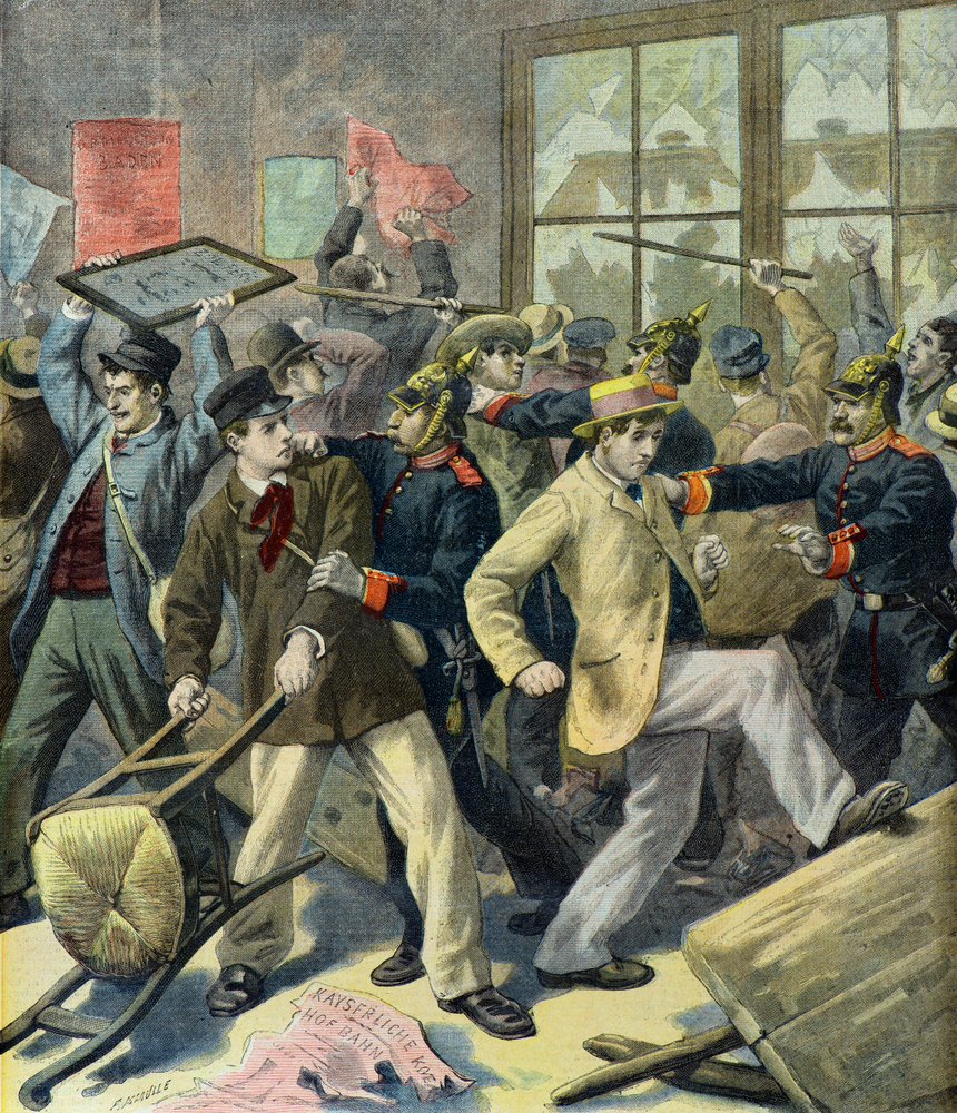Rebellion of Conscripts from Alsace Lorraine in German Stations