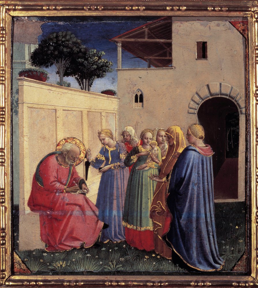 Zechariah Names His Son John the Baptist by Fra Angelico