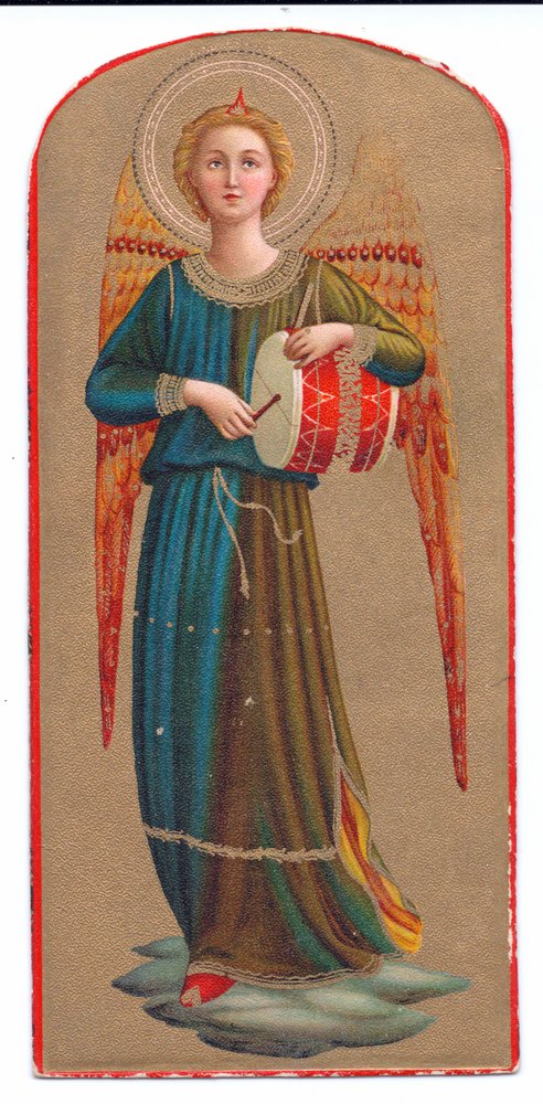 Angel Playing a Drum, c.1910 by Fra Angelico