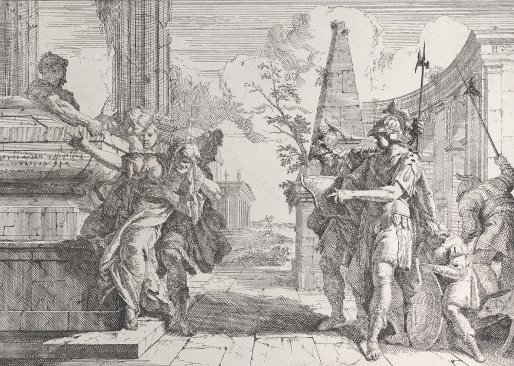The Sacrifice of Polyxena, from Bacchanals and Histories