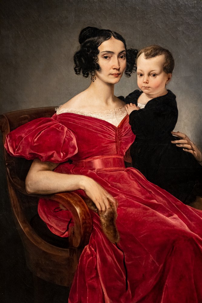 Portrait of Countess Teresa Zumali Marisili and her son Giuseppe