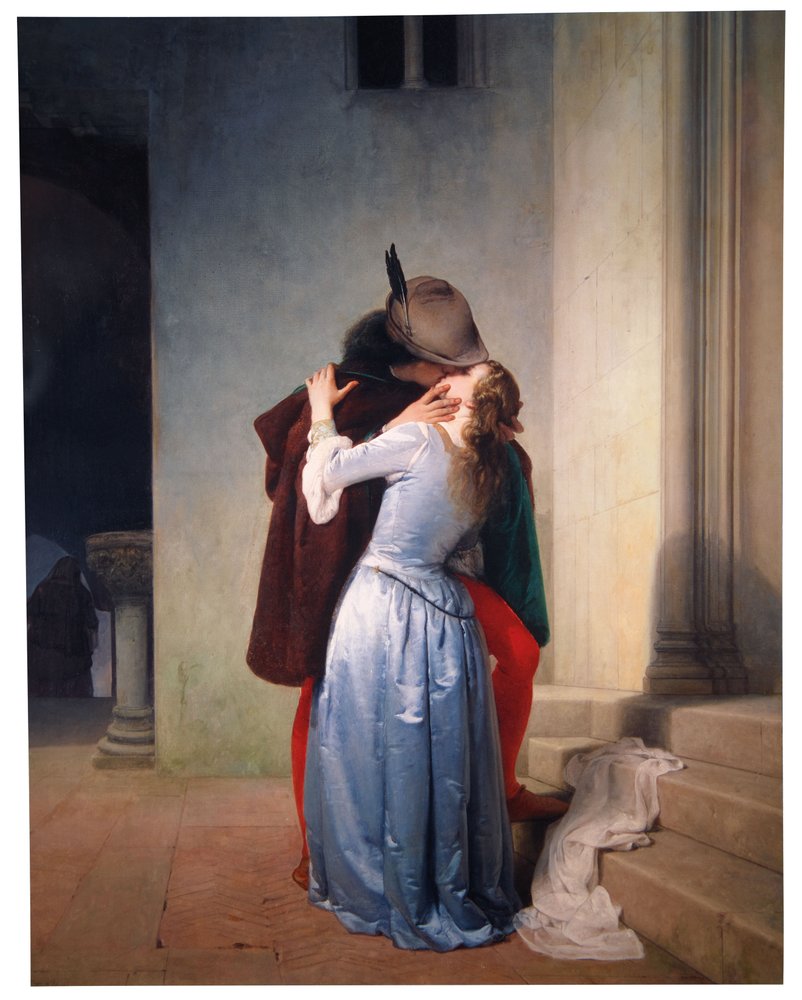 The Kiss by Francesco Hayez: High-quality fine art print