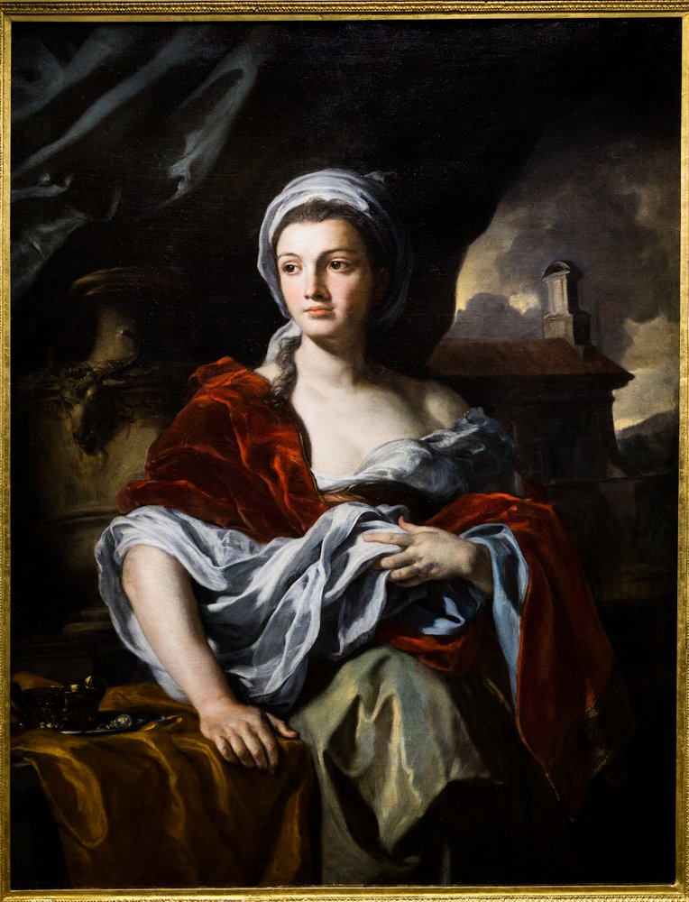 Portrait of a Woman by Francesco Solimena: Fine art print