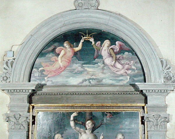 SS. Benedict, Dominic and Sebastian (detail)