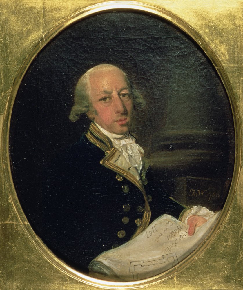 Portrait of Arthur Phillip, Commander of the First Fleet in 1788 ...