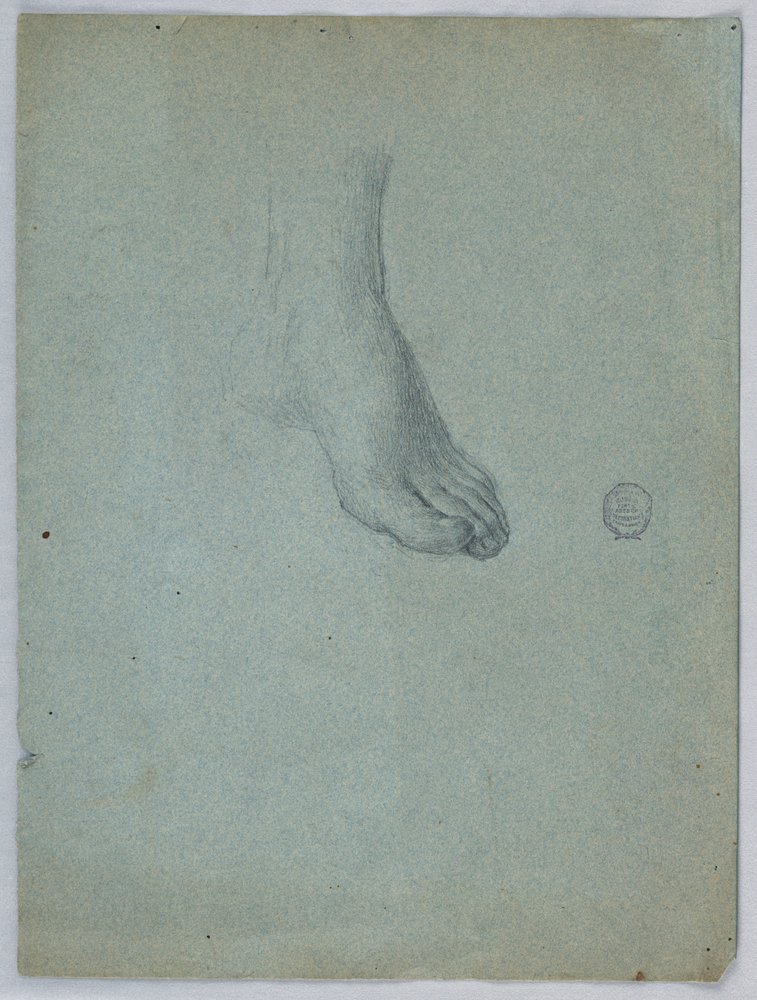 Study of Left Foot by Francis Augustus Lathrop