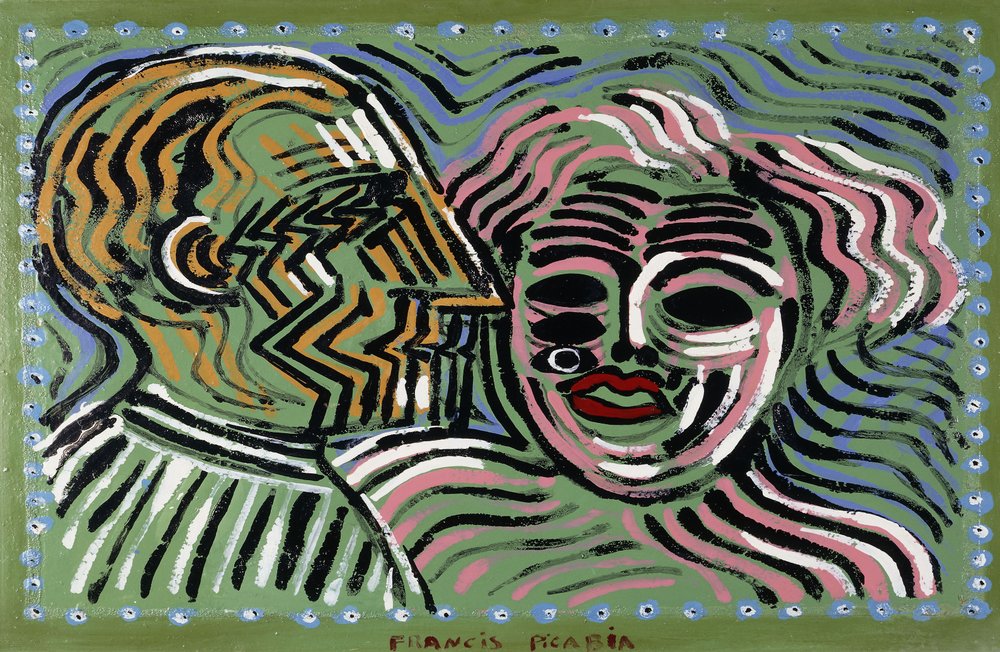 Couple with Profile of Marcel Duchamp by Francis Picabia