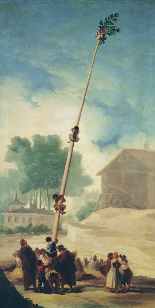 The Greasy Pole by Francisco de Goya: Buy fine art print