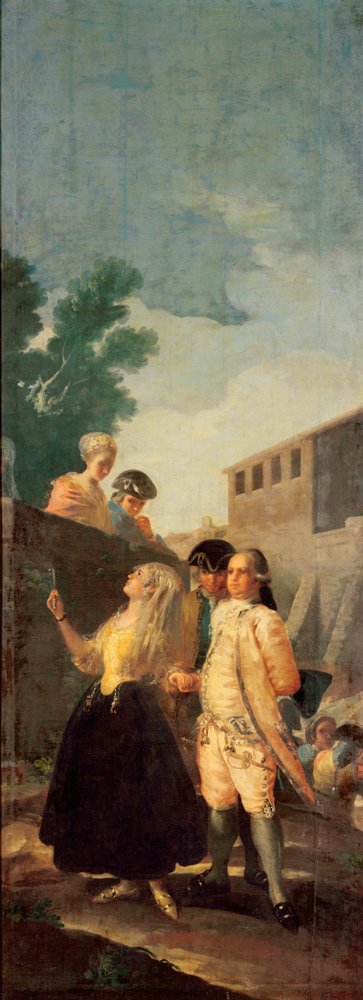 The Soldier and the Young Lady, 1778-79 by Francisco de Goya
