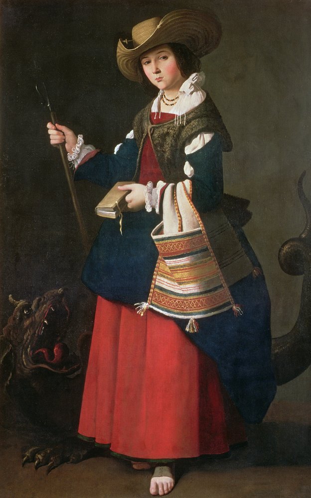 Saint Margaret of Antioch by Francisco de Zurbaran