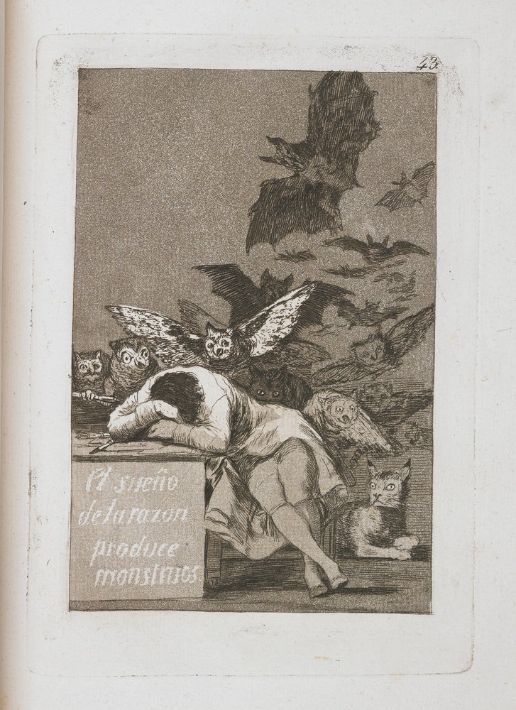 The Sleep of Reason Produces Monsters by Francisco de Goya