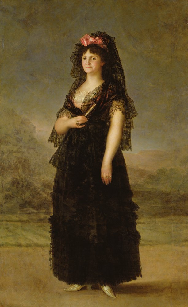 Queen Maria Luisa (1751-1819) Wearing a Mantilla, 1799