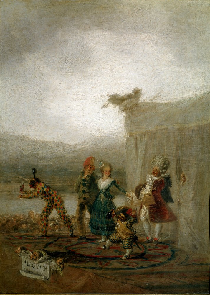 Travelling Comic Actors Characters (including a dwarf and a harlequin ...