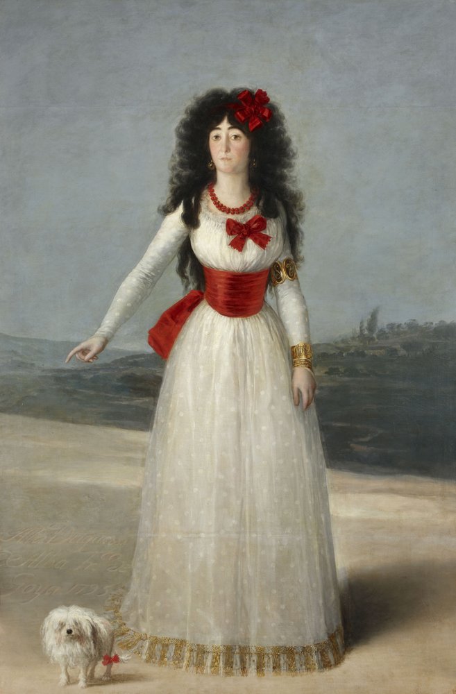 Portrait of María Cayetana de Silva, 13th Duchess of Alba, 1795