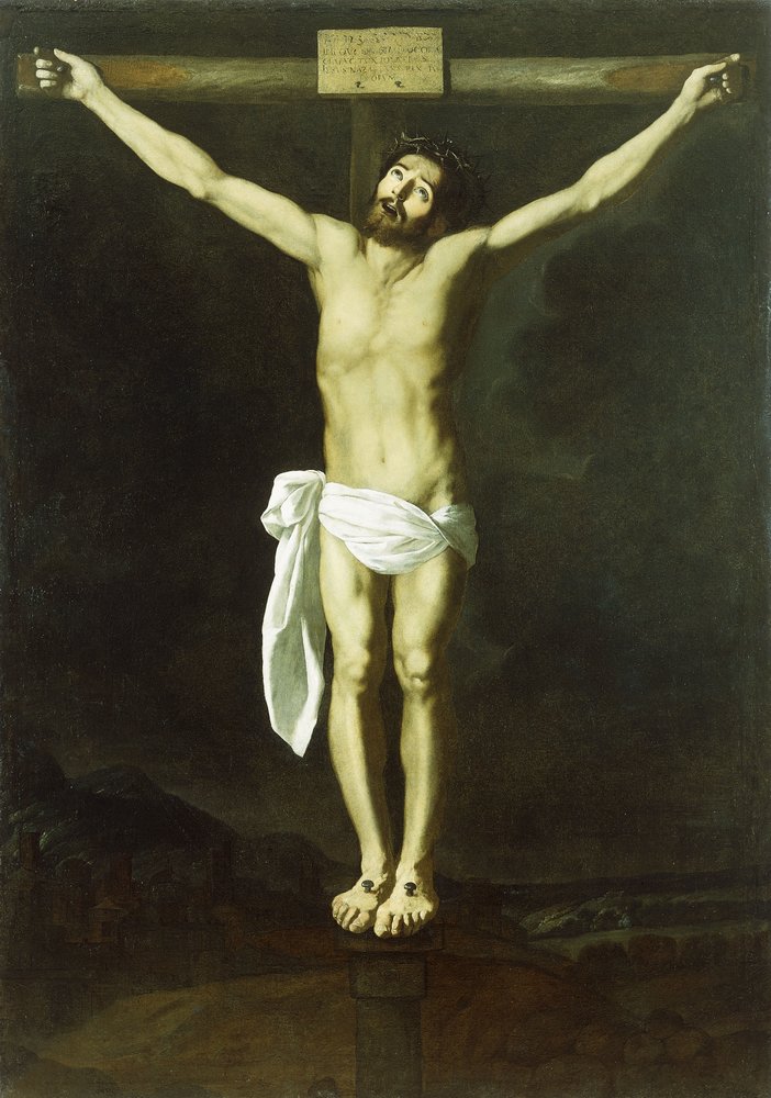 The Crucifixion by Francisco de Zurbaran: Fine art print