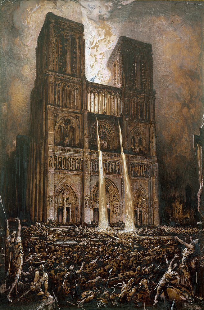 The Populace Besieging Notre-Dame