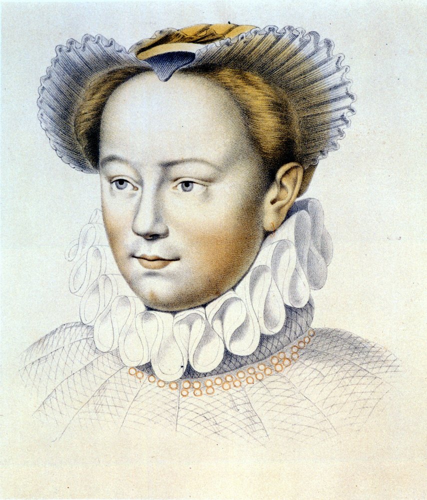 Portrait of Marguerite de Valois, known as Queen Margot (1553-1615 ...