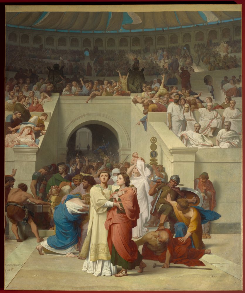 Christian Martyrs Entering the Amphitheatre