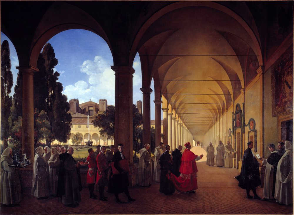 The Cloister of the Carthusian People of Saint Mary of the Angels in Rome