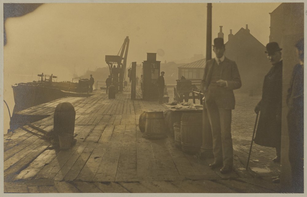 Docks of Whitby by Frank Meadow Sutcliffe: Fine art print