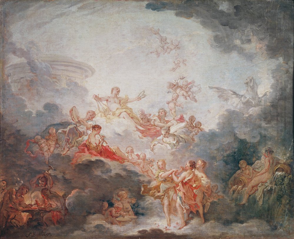 Apollo Crowning the Arts by François Boucher