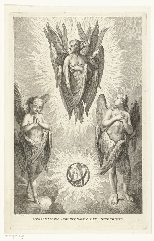 Three Seraphim in Different Forms