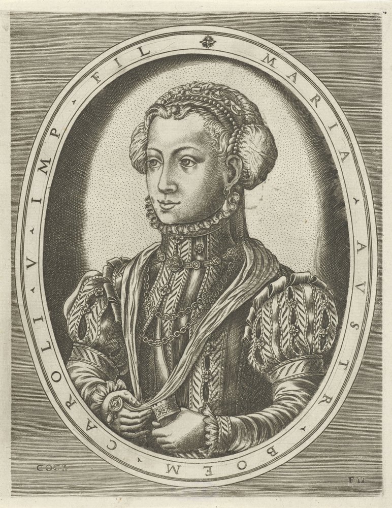 Portrait of Queen Maria of Bohemia (Portraits of Kings, Queens, Princes ...