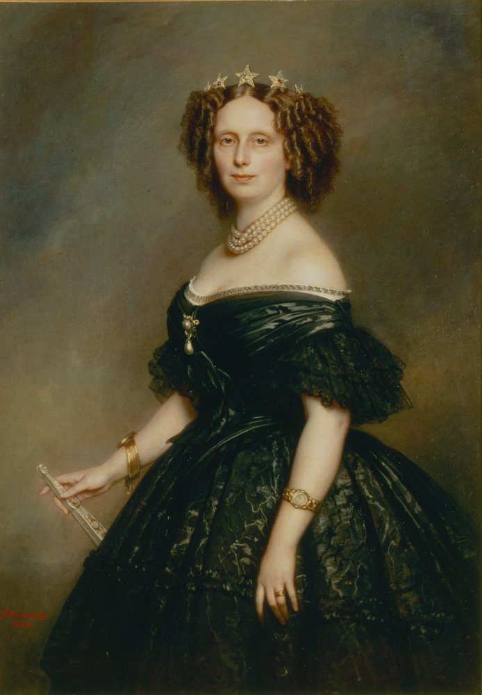 Portrait of Queen Sophie of Netherlands, born Sophie of Württemberg ...