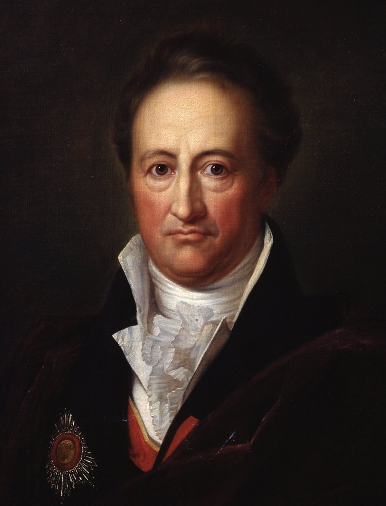Portrait of the Author J.W. von Goethe (detail)