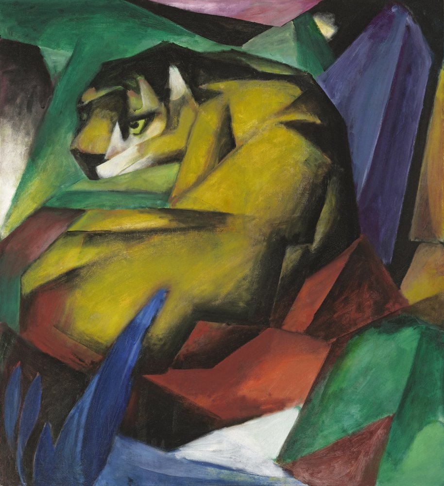 Tiger by Franz Marc: Highest-quality art reproduction