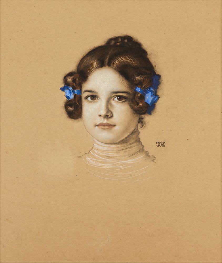 Mary Stuck, the Artist's Daughter by Franz von Stuck