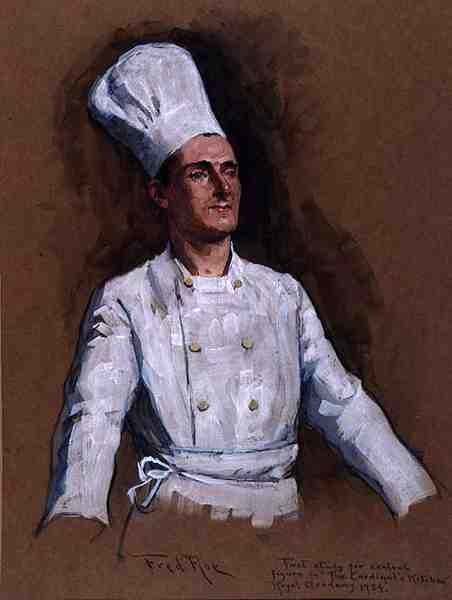 Study for 'Cardinal's Kitchen' by Fred Roe: Fine art print