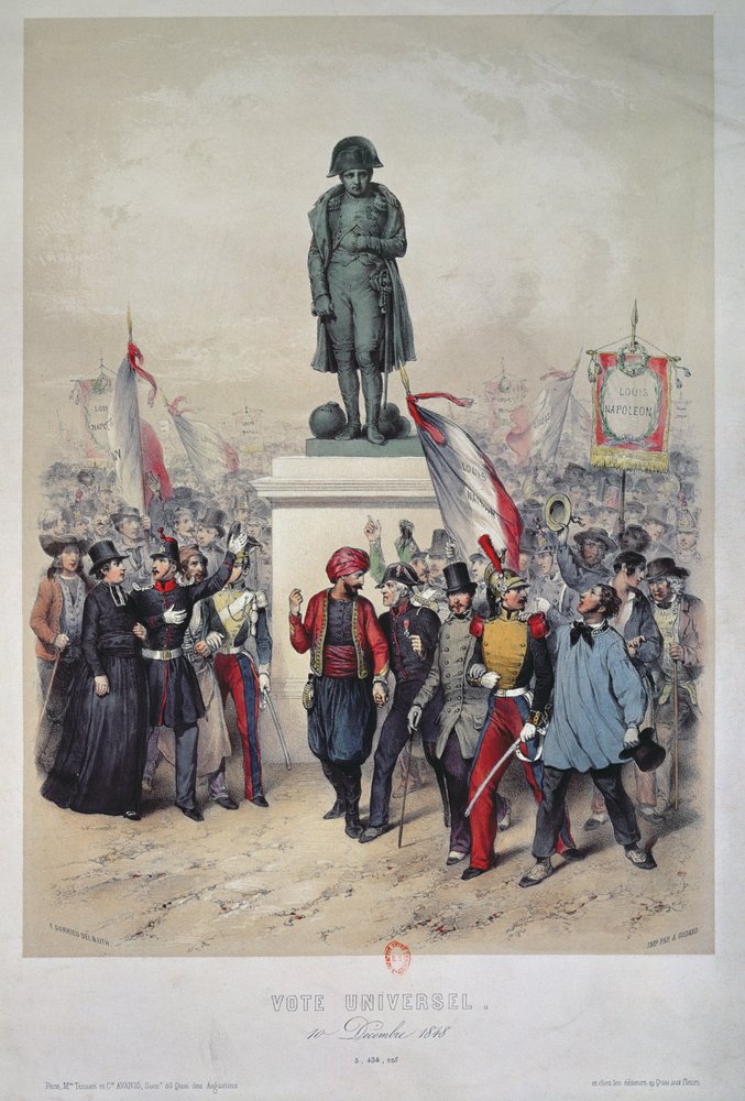 Universal Suffrage, 10th December 1848, Election of Louis Napoleon ...