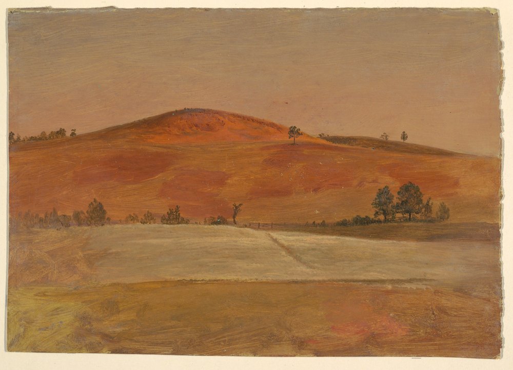 Landscape with Low Hill and Fields, 1870–80