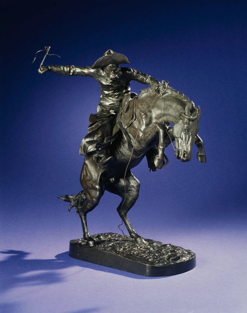 The Bronco Buster by Frederic Remington: Fine art print