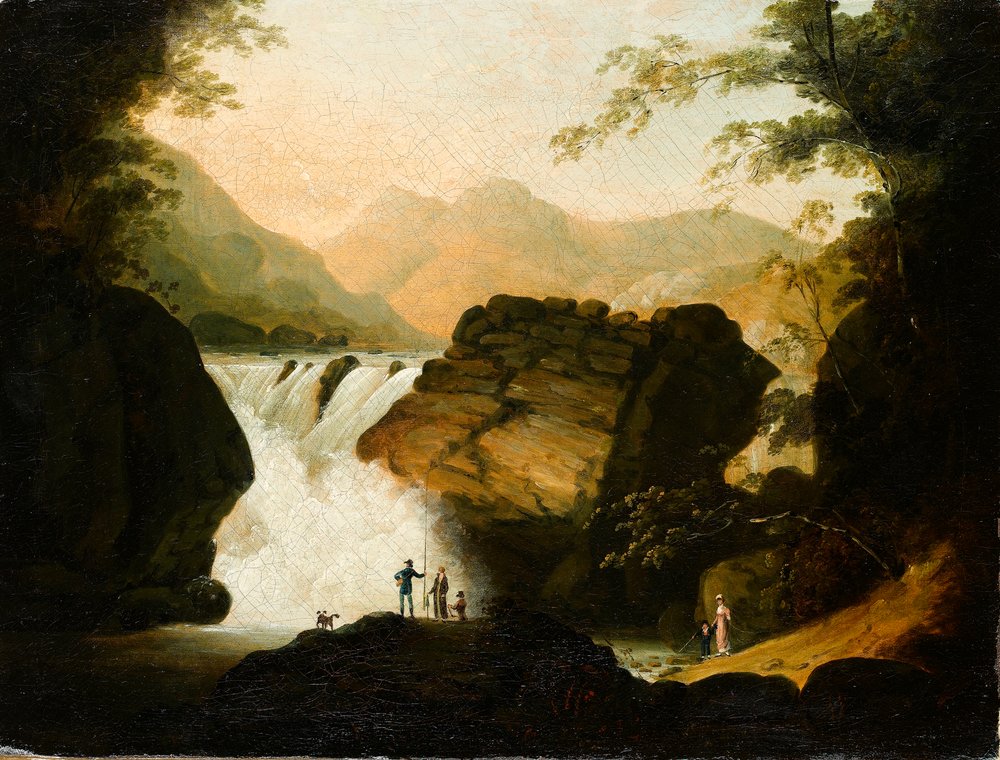 By the Falls by Frederick F. Fielding: Buy fine art print