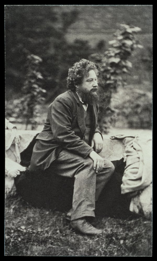 Portrait Photograph of William Morris by Frederick Hollyer
