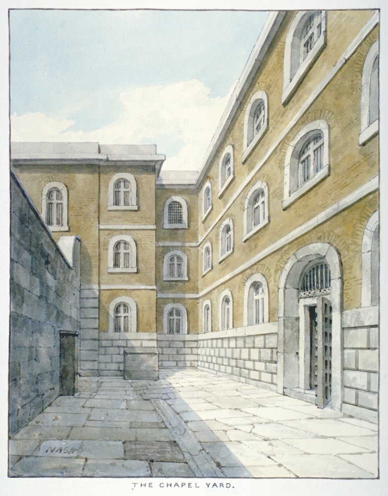 The Chapel Yard in Newgate Prison, Old Bailey, City of London