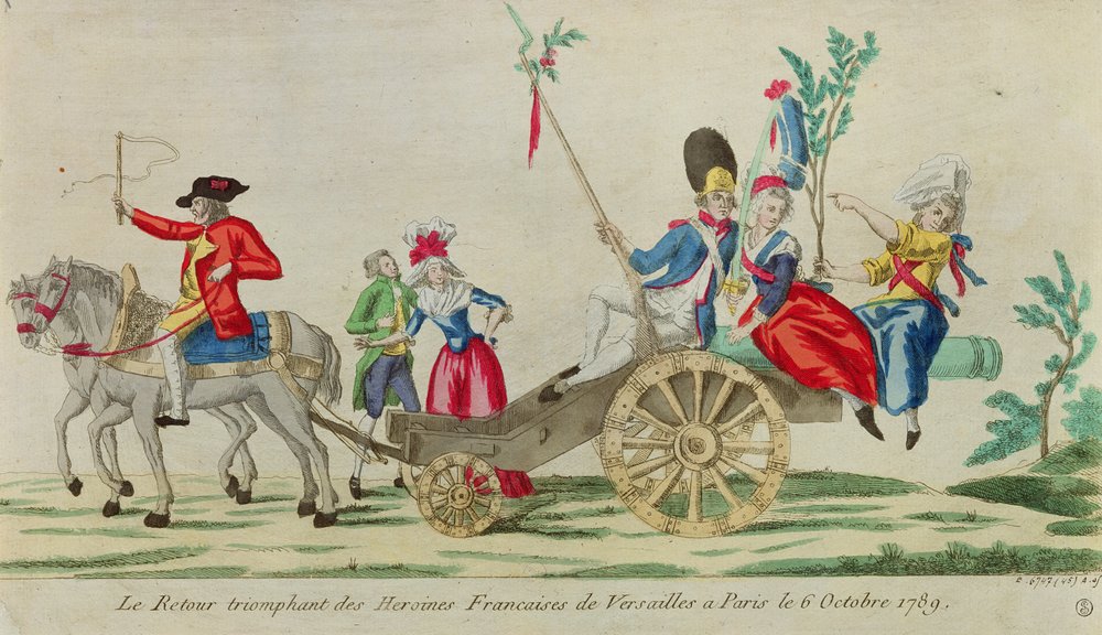 The triumphant return of the French heroines from Versailles to Paris ...
