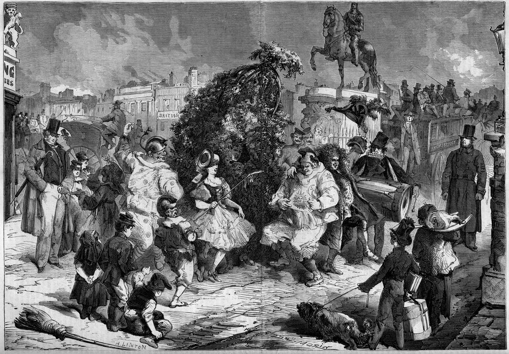 Annual Feast of Small Chimneys in the Streets of London, May 1860 ...