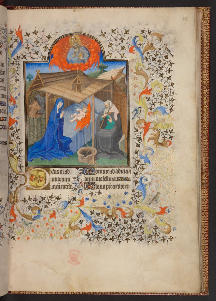 Book of Hours, Add MS 32454 f.29r, France by French School