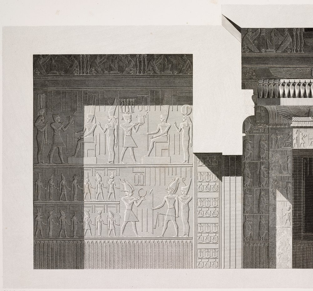 Cross-Section of the Small Southern Temple (Detail)