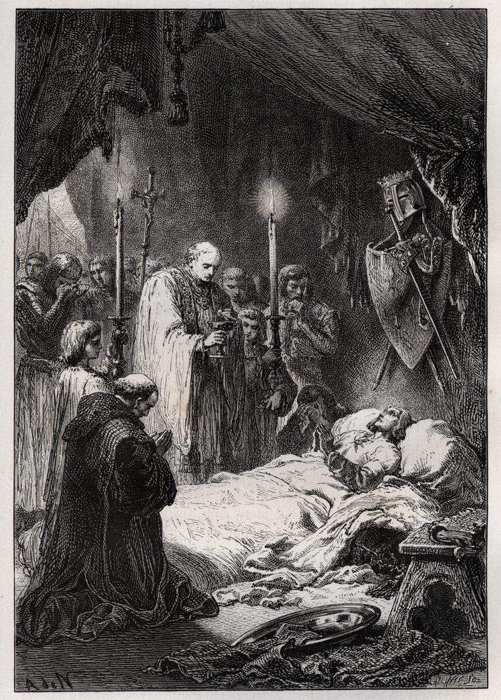 Death of Saint Louis in Tunis on 25 August 1270 - Death of St Louis ...