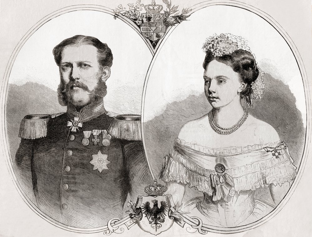 Duke William of Mecklenburg-Schwerin and His Wife Princess Frederica ...