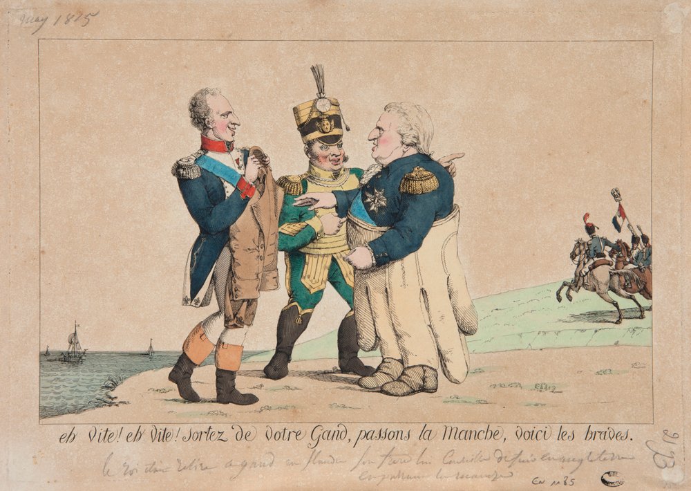 'Eh vite! Eh vite! Sortez de votre Gand, passons la manche, voici les ...